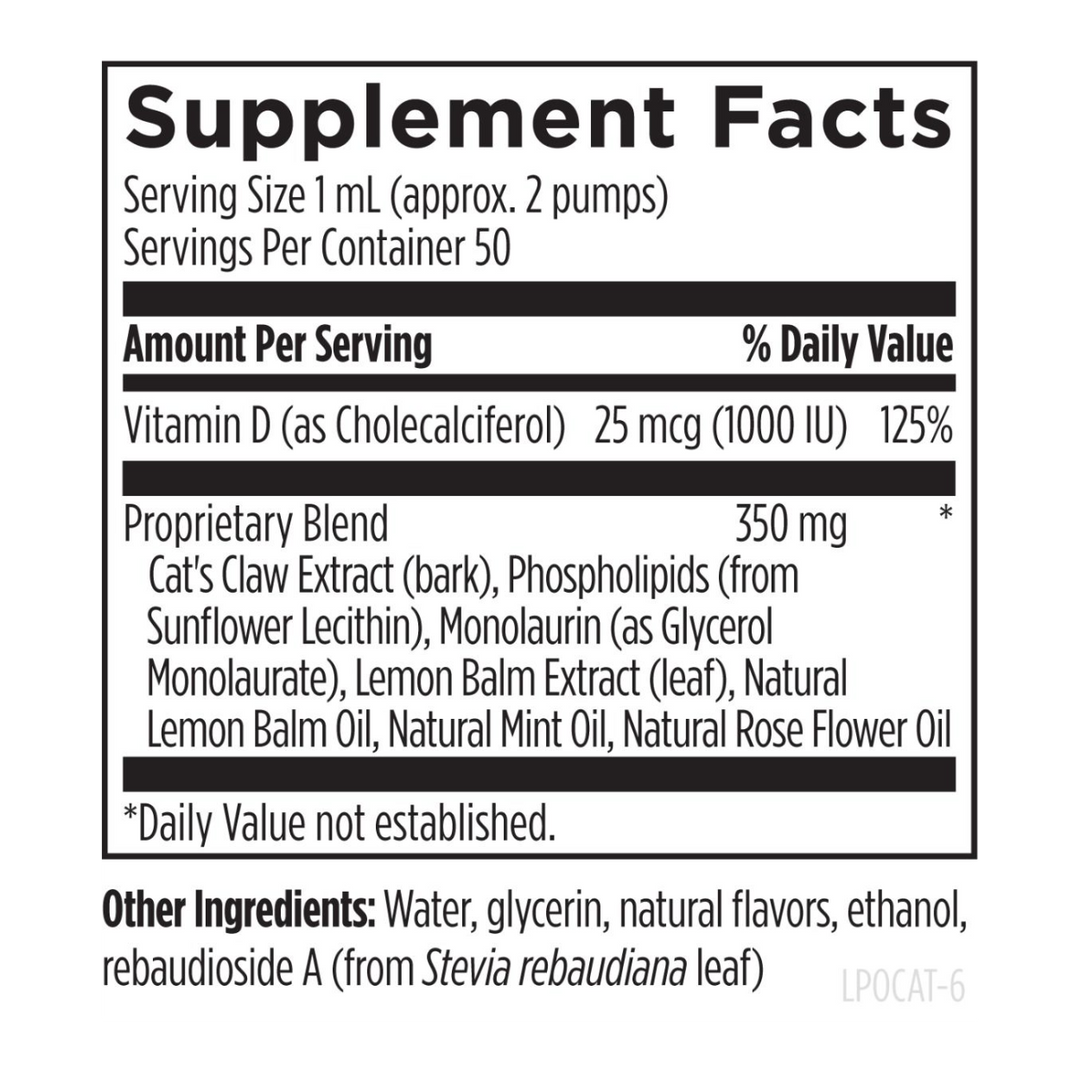 Liposomal Cat's Claw Synergy – Vitopia Care