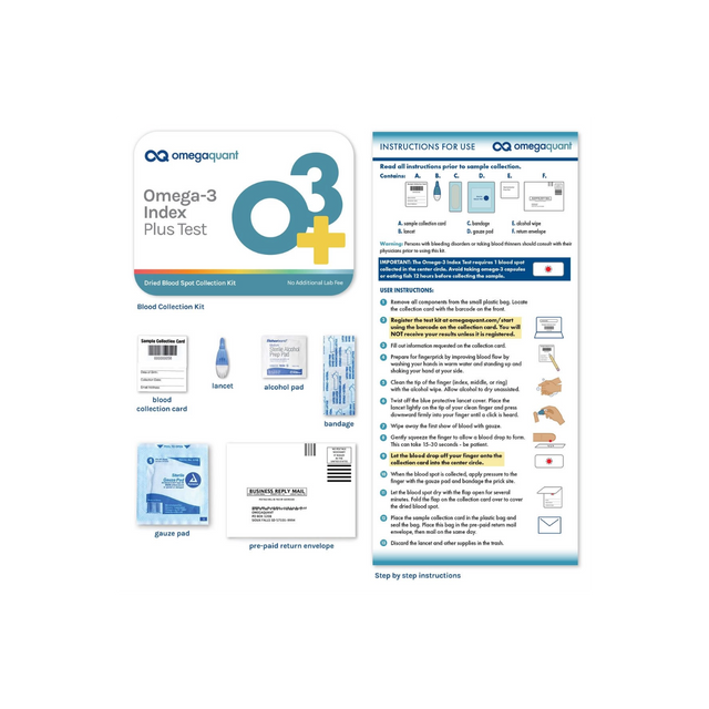 Omega-3 Index Plus Test – Vitopia Care